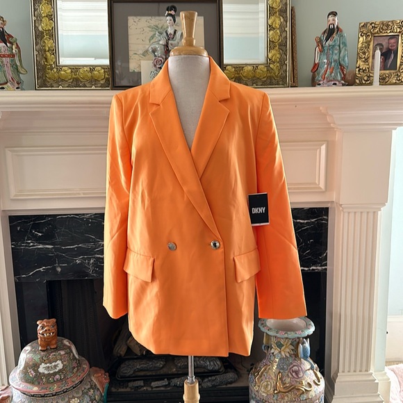 Dkny | Jackets & Coats | Nwt Dkny Amazing Summer Melon Color Double ...